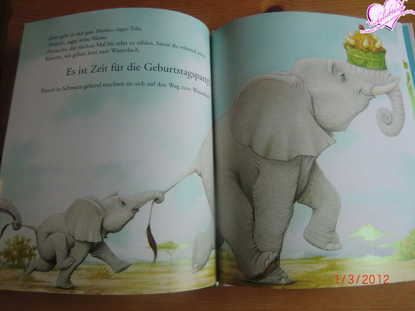 Kinderbuch Tobi der kleine Elefant von Gobo-Kinder - Vickyliebtdich